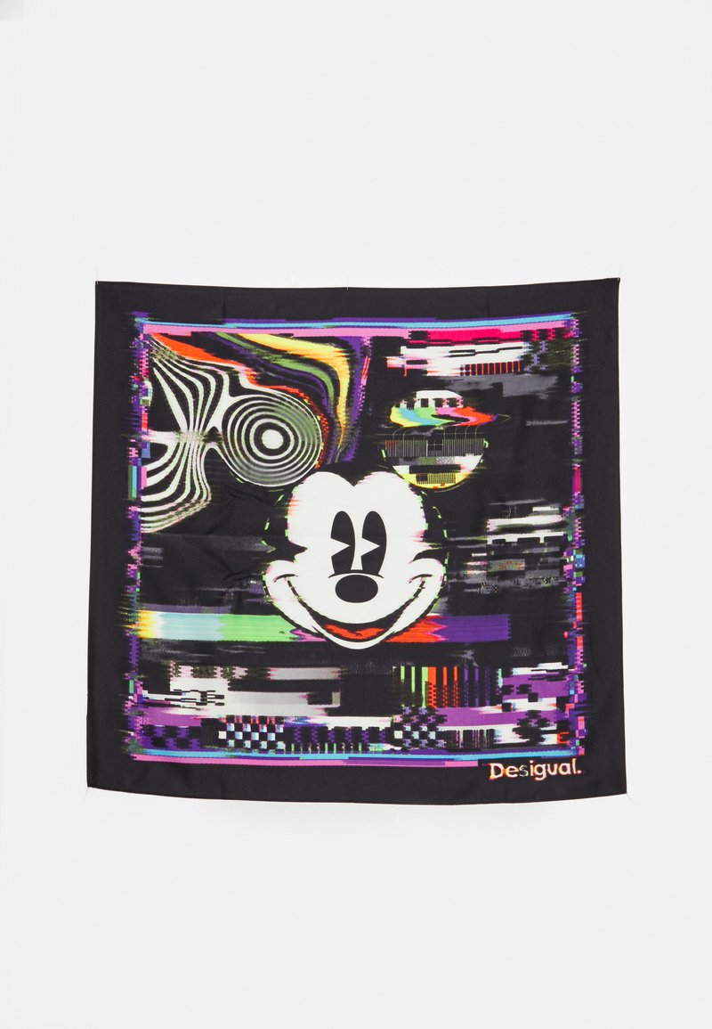 Desigual MICKEY GLITCH SQUARE - Foulard - black/noir - ZALANDO.BE