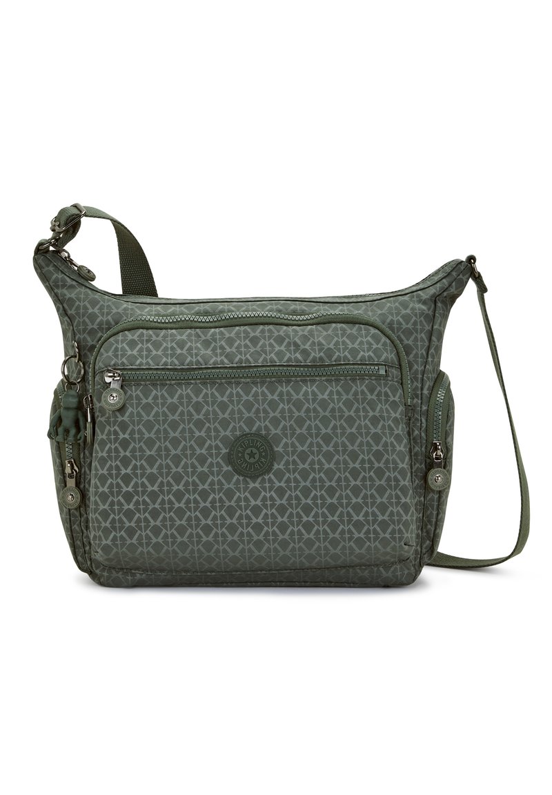 Kipling GABBIE - Bandolera - sign green embosse/verde oscuro - Zalando.es