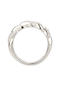 Elli TWISTED LOOK MIT KRISTALLEN VON SWAROVSKI - Ringar - silver ...