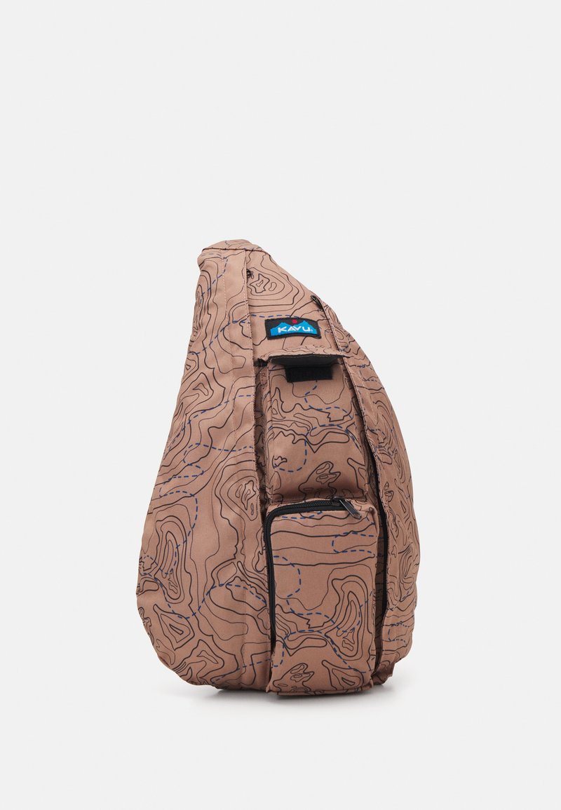 KAVU ROPE SLING UNISEX - Across body bag - sea map/light brown - Zalando.ie