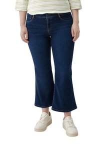 Triangle Flared Jeans - tiefblau/dark-blue denim - Zalando.ch