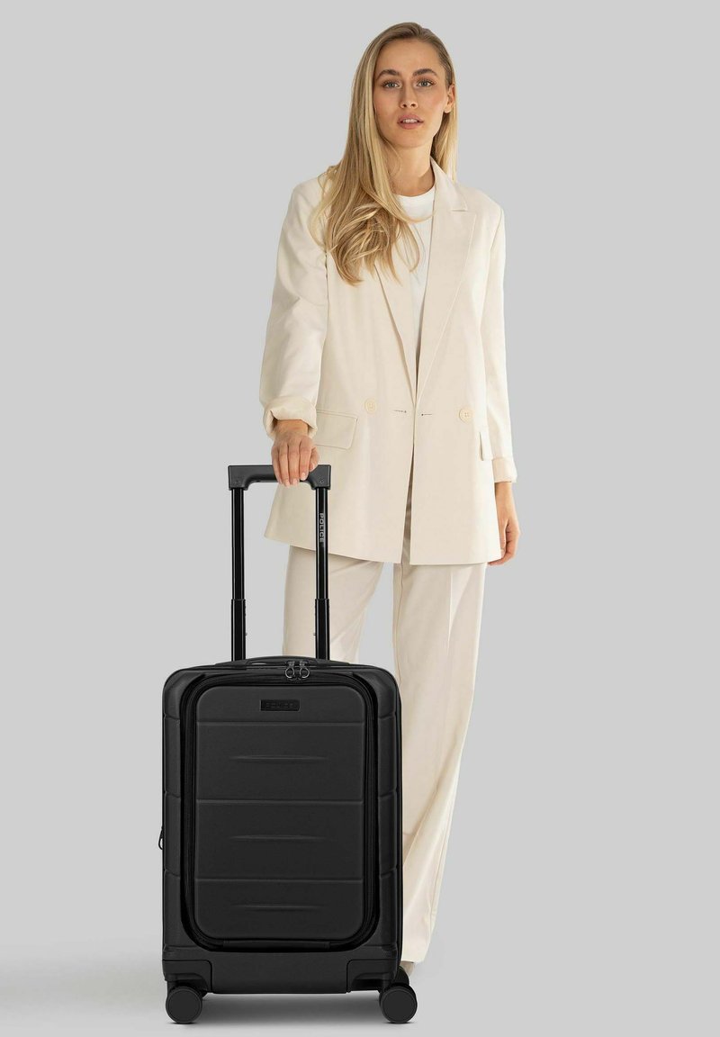 Police LONDON LAPTOPFACH MIT DEHNFALTE - Trolley - deep black/zwart ...