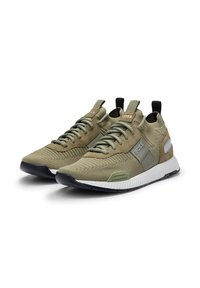 BOSS TITANIUM RUNN KNST N - Sneakers laag - dark green two/donkergroen ...