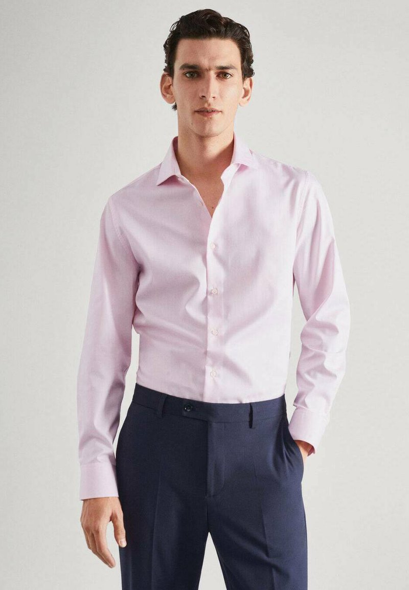 Mango LAKECITY BUSINESS - Kauluspaita - rose pastel/kivi - Zalando.fi