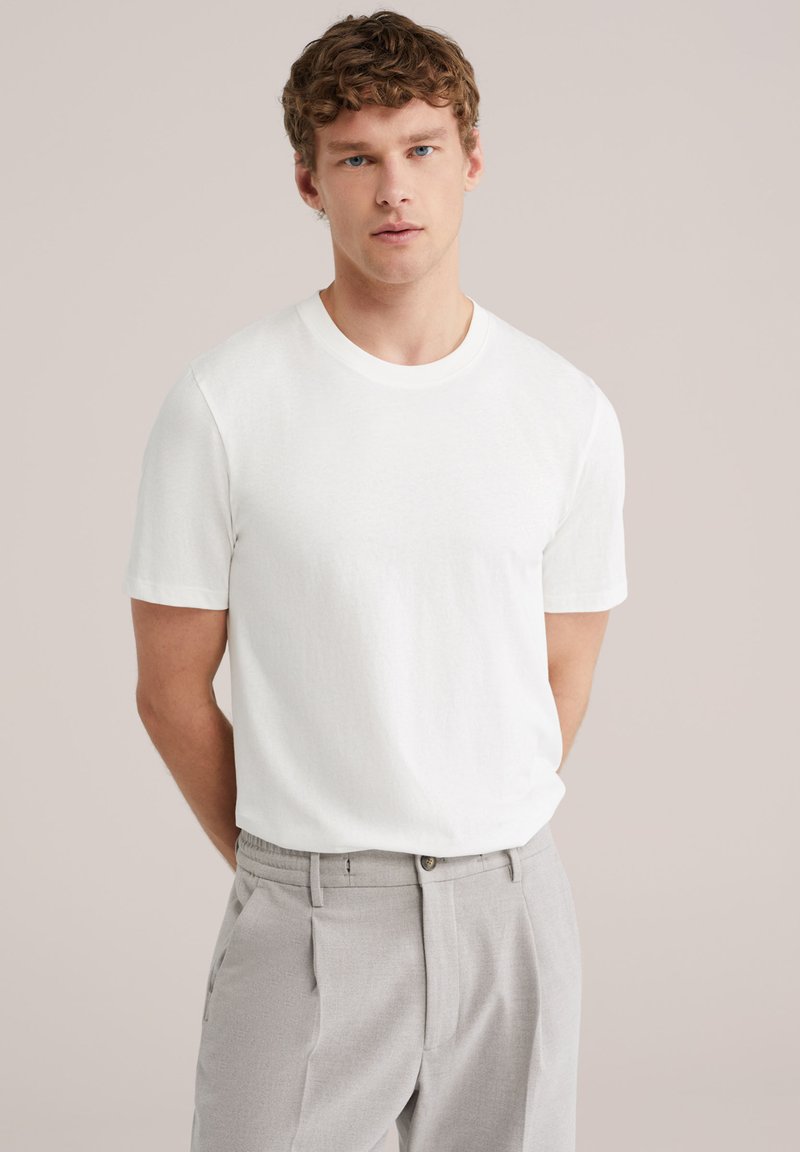 WE Fashion Camiseta básica - off-white/crema - Zalando.es