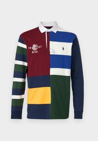Polo Ralph Lauren LONG SLEEVE RUGBY - Polo - newport navy multi ...