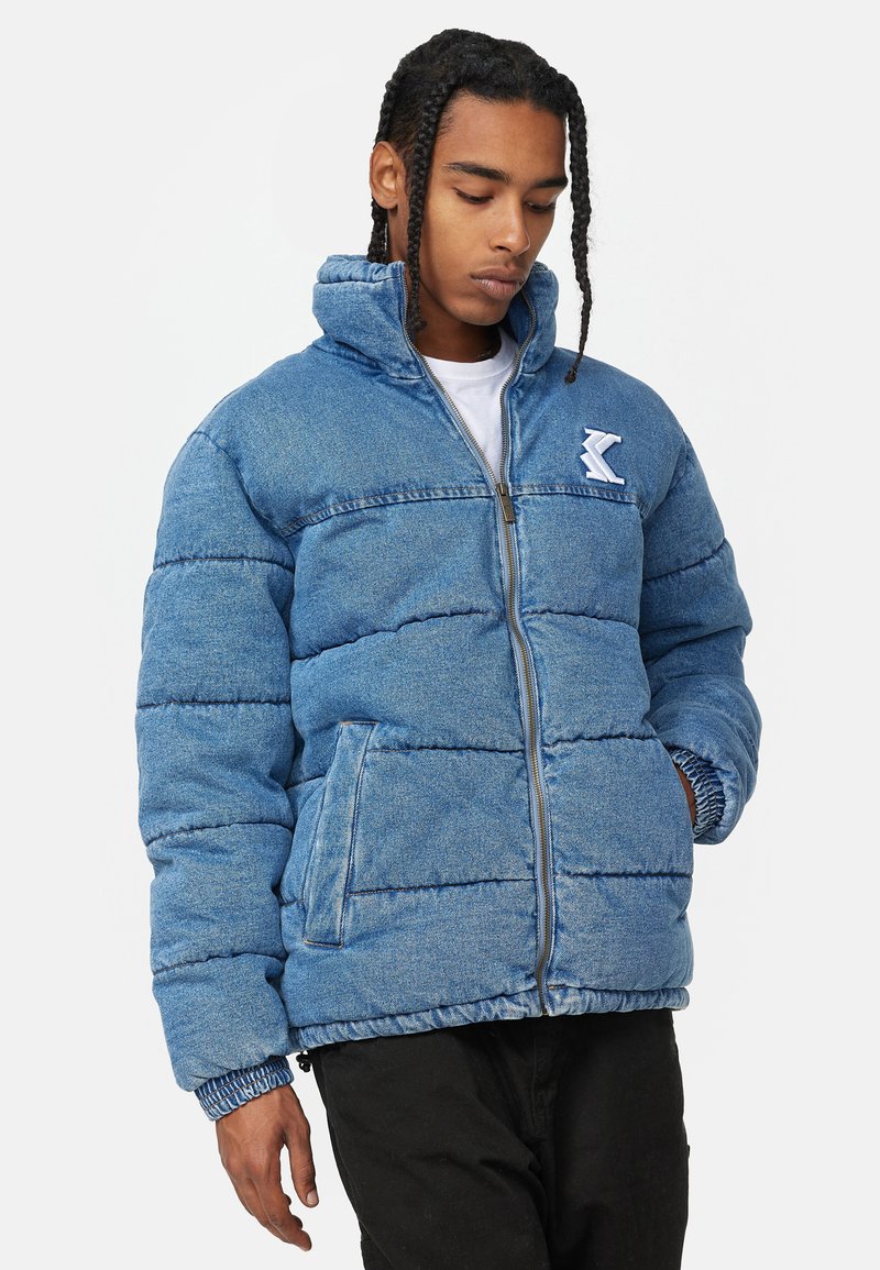 Karl Kani PUFFER JACKET VINTAGE UNISEX - Vinterjakker - mid blue/blå ...