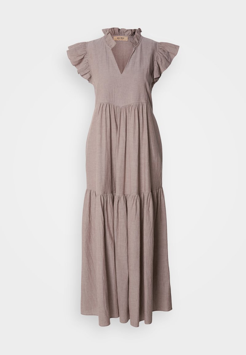 Mos Mosh IZHA DRESS - Maxi šaty - chocolate chip/hnědá - Zalando.cz