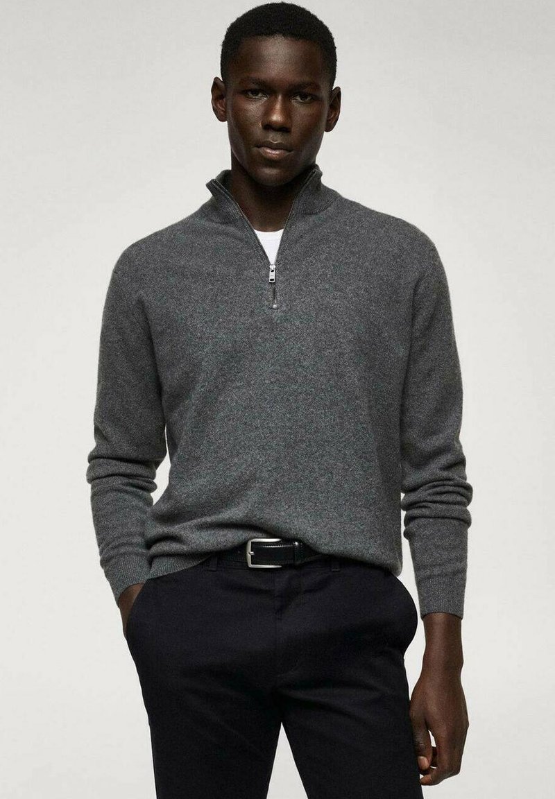 Mango CASHP - Strickpullover - gris anthracite/anthrazit - Zalando.de