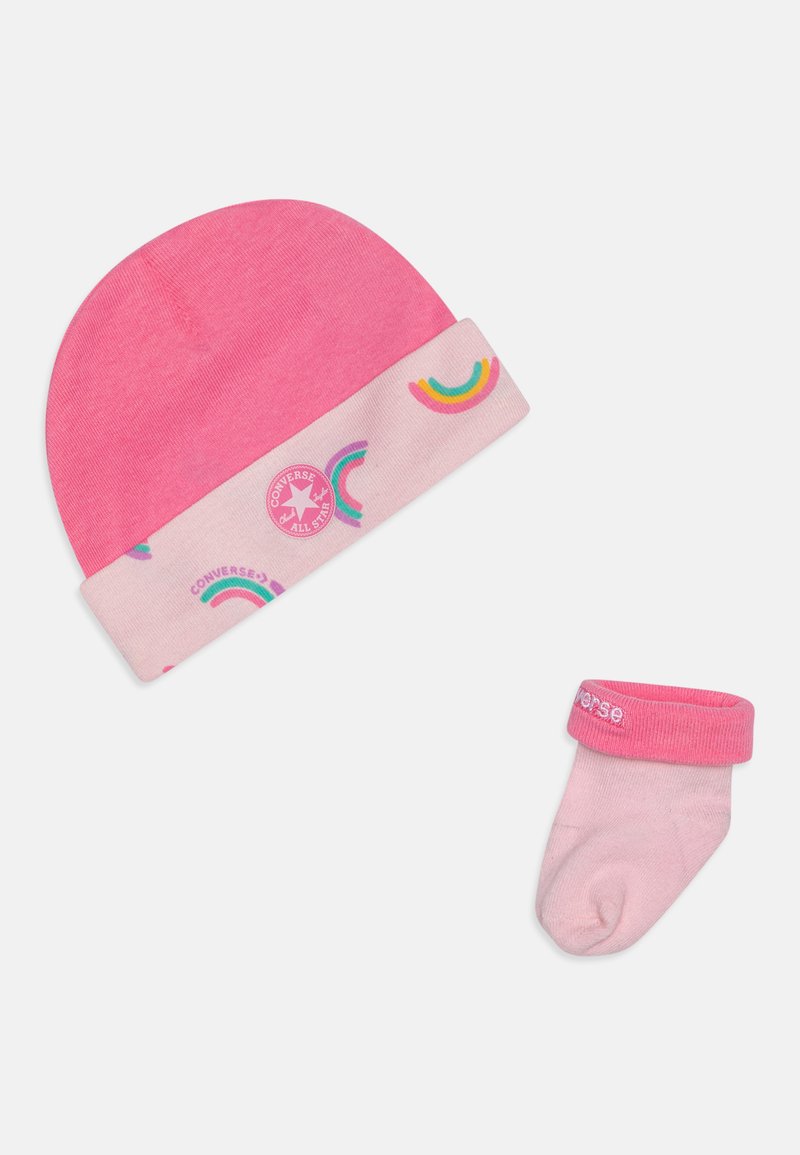 Converse RAINBOWS HAT BOOTIE SET - Sokker - pink foam/rosa - Zalando.no