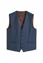 Next TEXTURED REGULAR FIT - Obleková vesta - bright blue/modrá - Zalando.sk