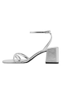 Mango BETO - Sandales - silver/argenté - ZALANDO.FR