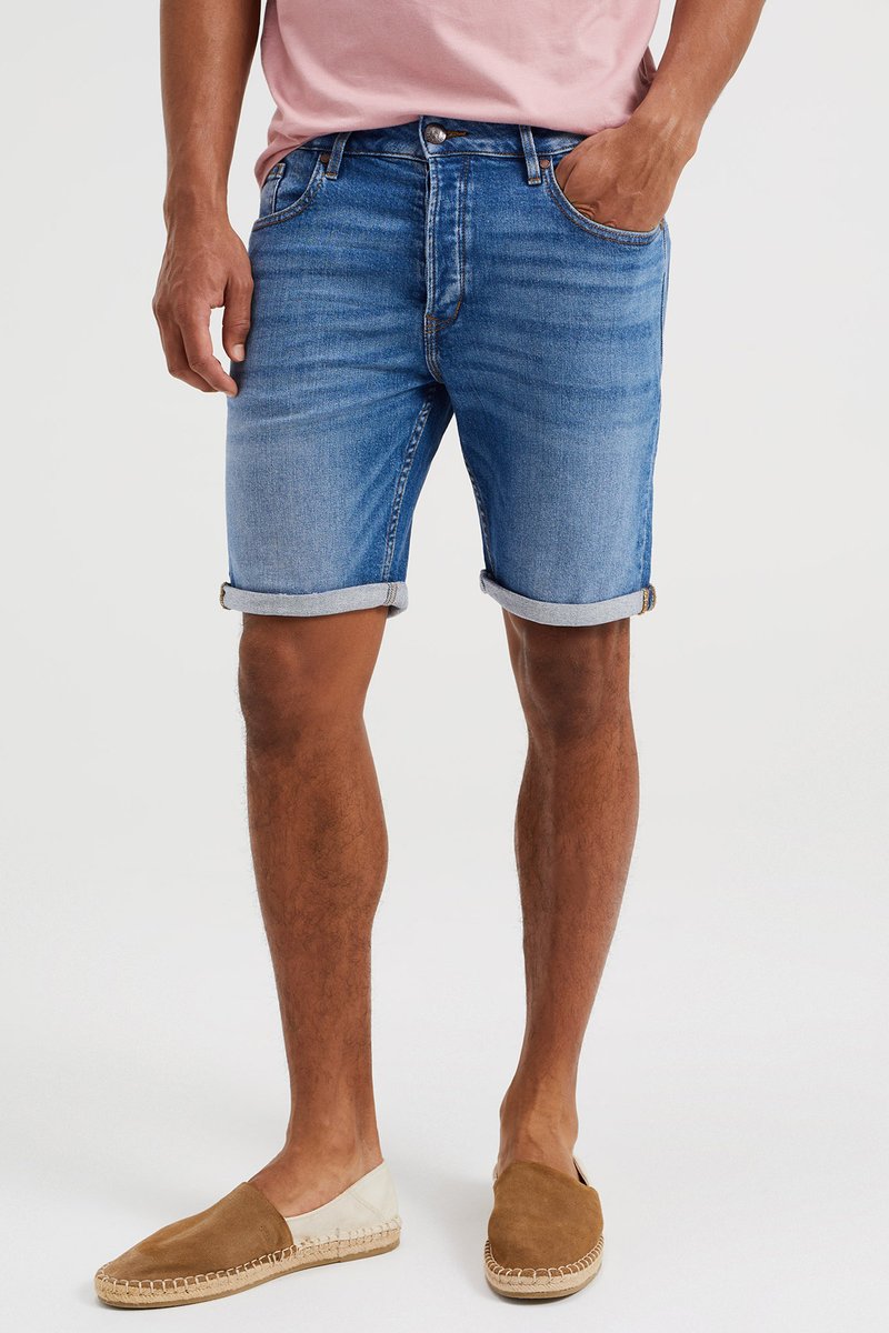 WE Fashion BLUE RIDGE - Jeans Short / cowboy shorts - blue/blå - Zalando.dk