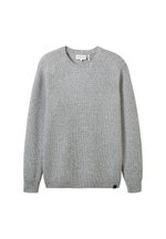 TOM TAILOR Strickpullover - grey heather melange/grau - Zalando.de