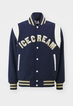 Icecream DRIPPY VARSITY JACKET - Bomber-jakk - navy/tumesinine - Zalando.ee