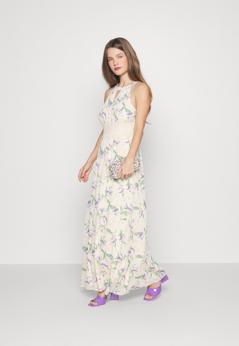 VILA Petite VIMILINA FLOWER DRESS - Maxi dress - birch/lilac/beige ...