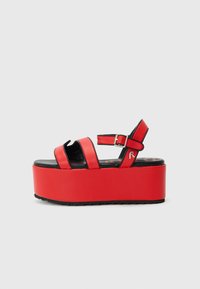 Replay DIANE - Platform sandals - red/cognac - Zalando.ie