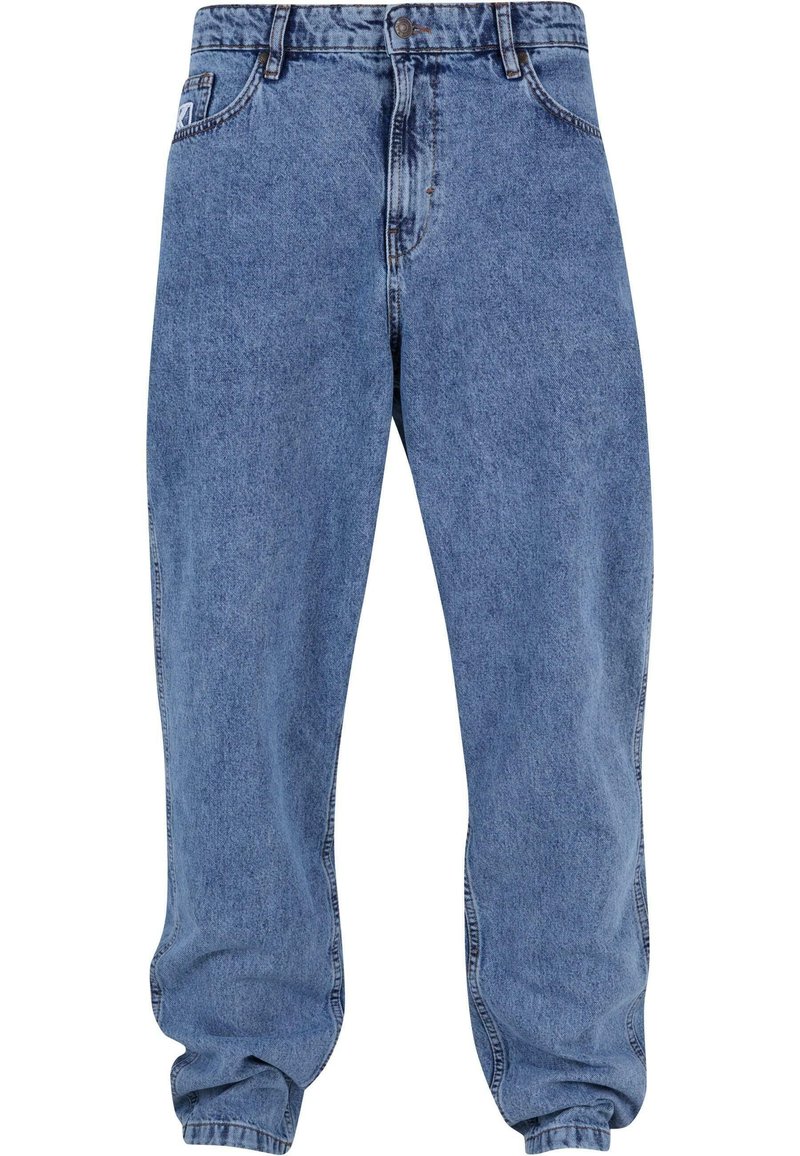 Karl Kani SMALL FIVE POCKET - Jeans Tapered Fit - vintage mid blue/blue ...
