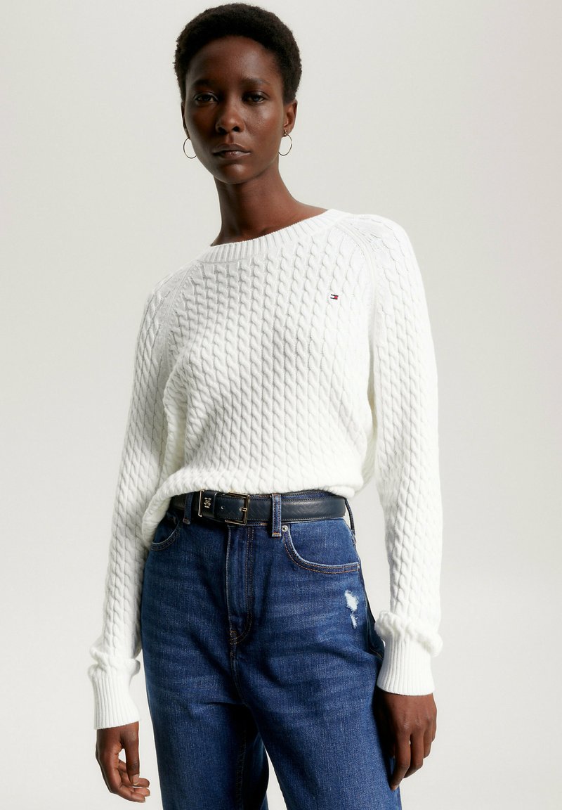 Tommy Hilfiger CO MINI - Jumper - ecru/beige - Zalando