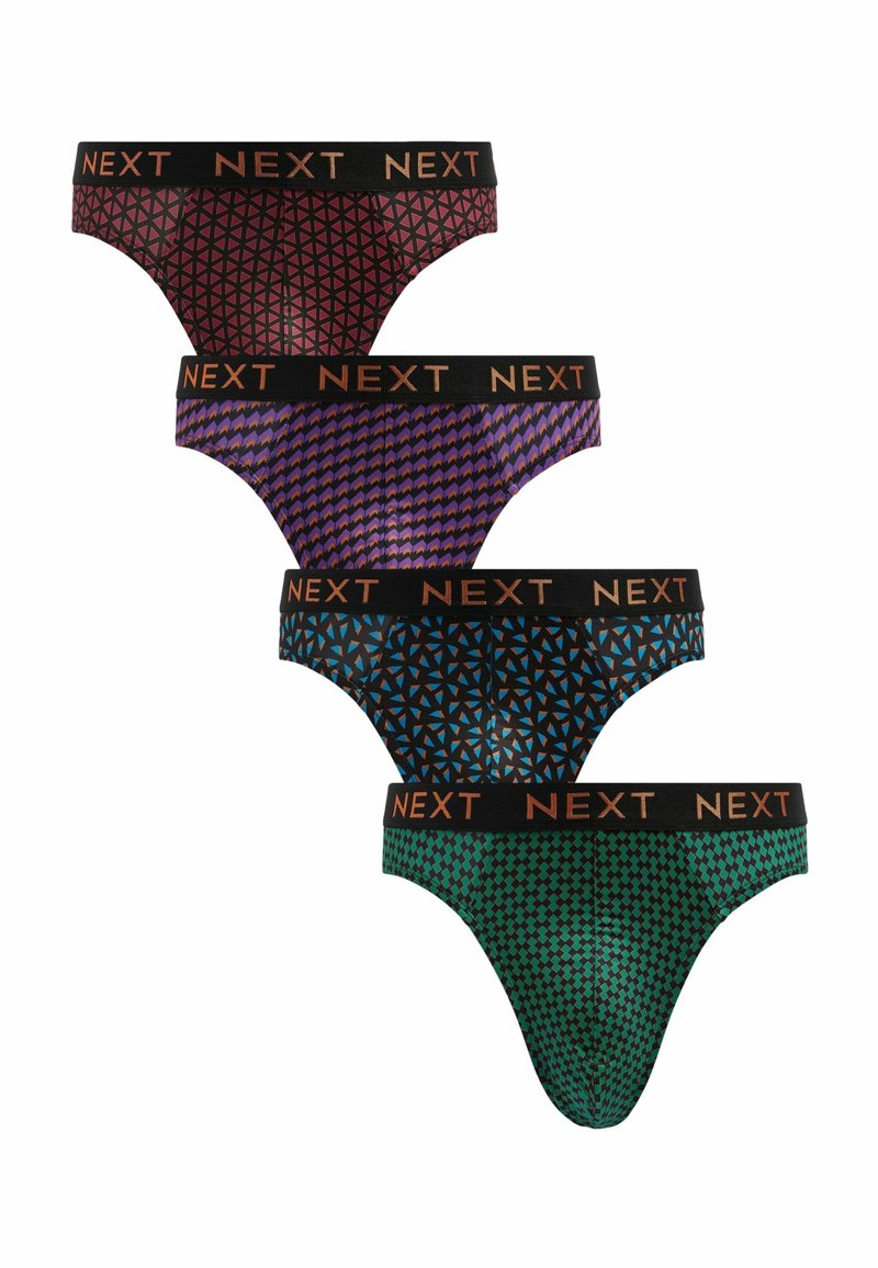 Next SIGNATURE 4 PACK REGULAR FIT - Slip - rich pattern bamboo/nero ...