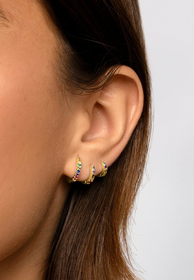 Singularu ARO COLORS - Pendientes - gold coloured/dorado - Zalando.es