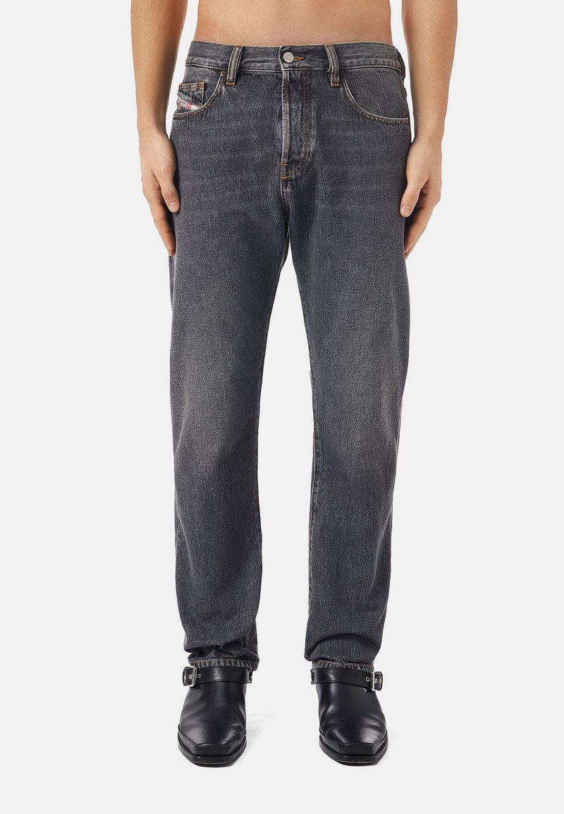 Diesel VIKER - Straight leg jeans - black/dark grey/grey denim - Zalando.ie