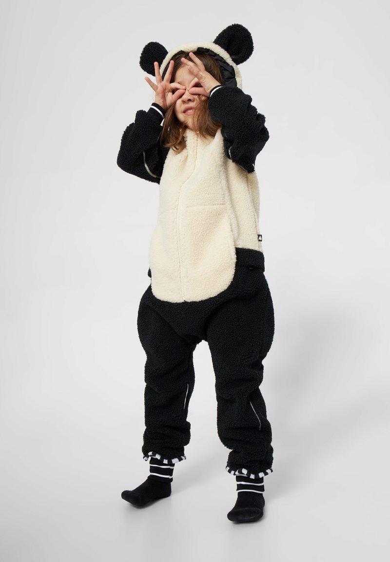 WeeDo Overall / Jumpsuit - black white/vit - Zalando.se