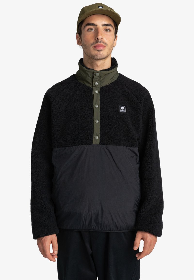 Element MOUNTAIN SHERPA - Fleece jumper - flint black/black - Zalando.de
