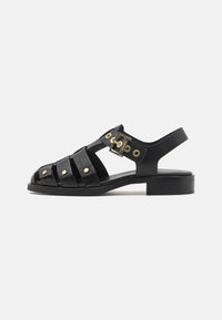 AllSaints NELLY STUD - Sandals - black - Zalando.ie