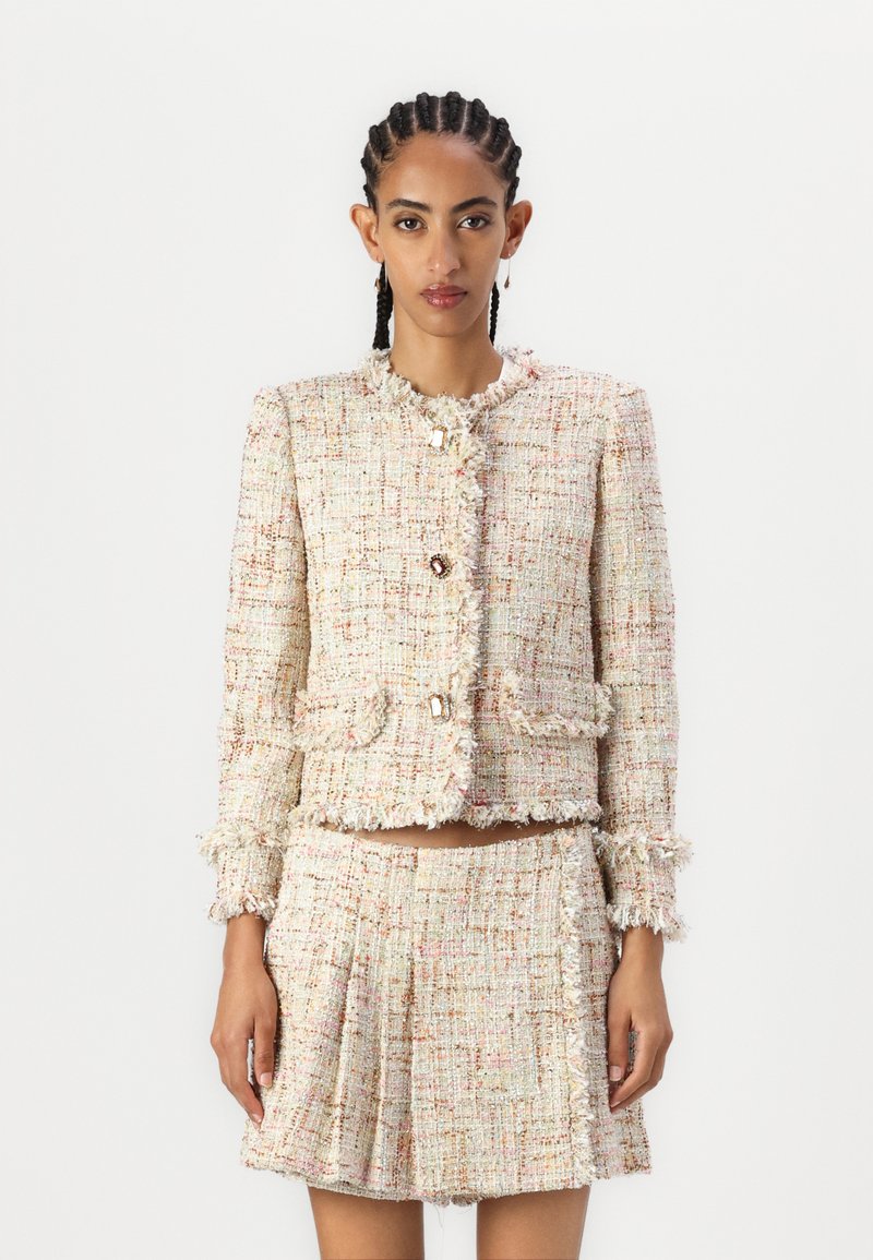 LIU JO GIACCA TAGLIO VIVO - Light jacket - beige - Zalando