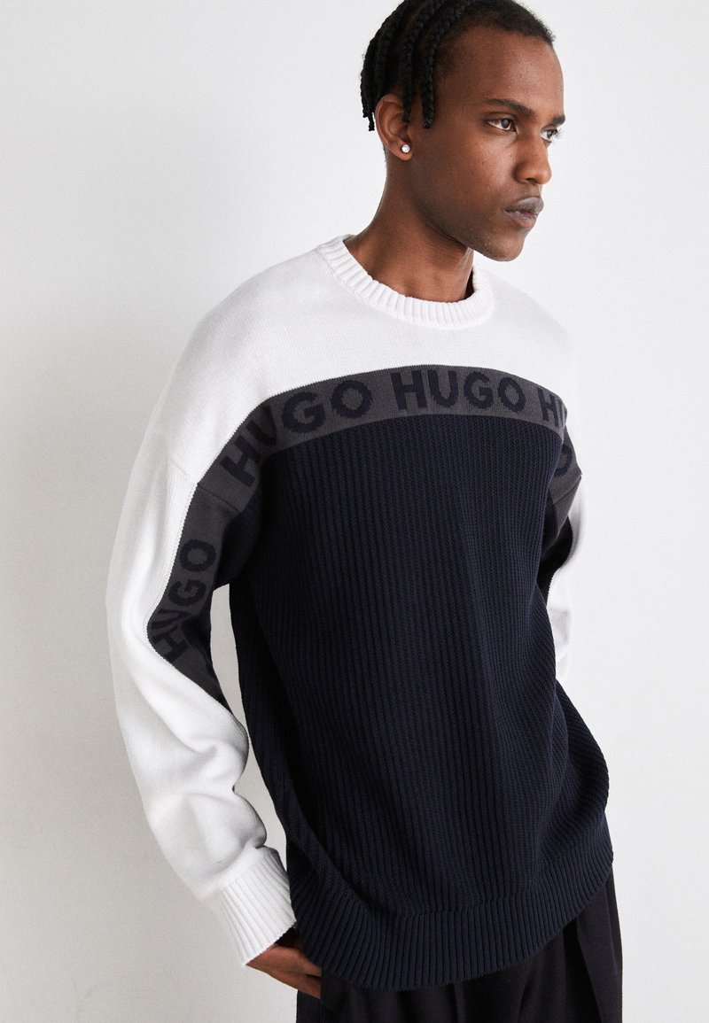HUGO STIMOH - Jumper - navy/light blue - Zalando.co.uk