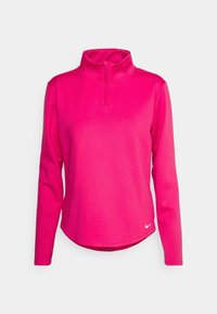 Nike Performance ONE HALF ZIP - Langærmet T-shirt - fireberry/bær ...
