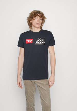 Diesel T-DIEGO-CUTY - T-Shirt print - black/schwarz - Zalando.de