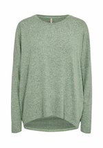 Soyaconcept BIARA - Top dugih rukava - green melange/prošarano zeleno ...