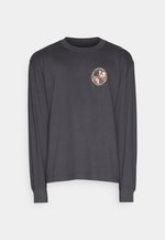 Abercrombie & Fitch LONG-SLEEVE CREST LOGO TEE - Langarmshirt - PHANTOM ...
