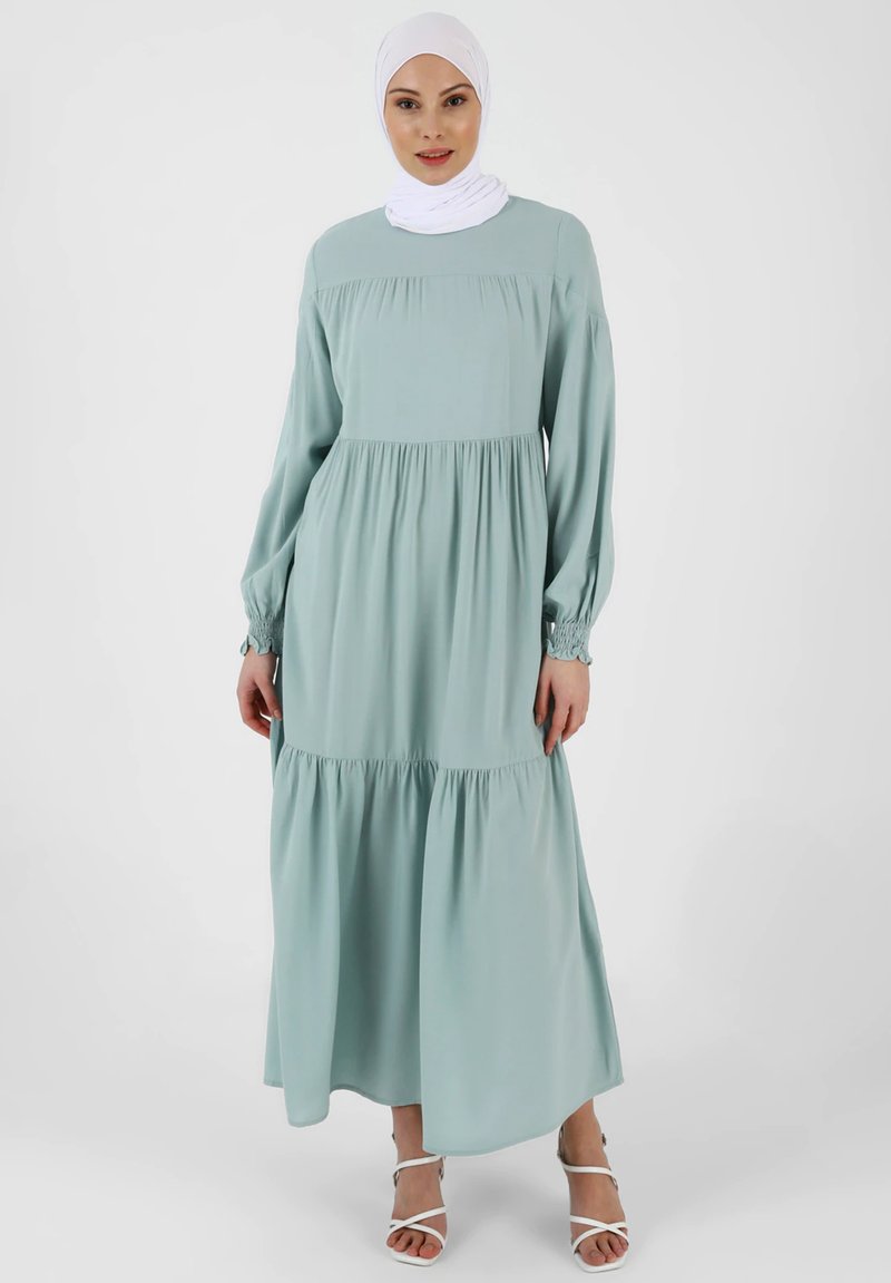 Modanisa NILE CREW NECK - MODEST REFKA - Maxi dress - light green ...
