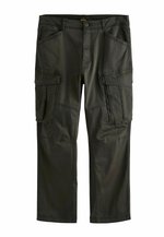 Next STRETCH-REGULAR FIT - Pantalones cargo - dark khaki green/verde - Zalando.es