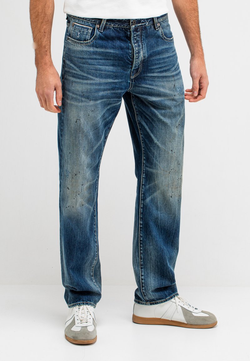 Butcher of Blue BERKLEY LOOSE WILSON - Straight leg jeans - dark aged ...