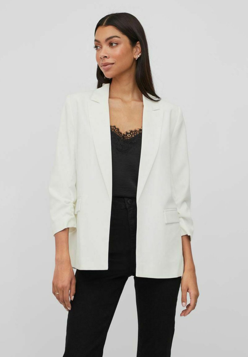 VILA 3 4-ARM - Blazer - cloud dancer/crème - Zalando.be
