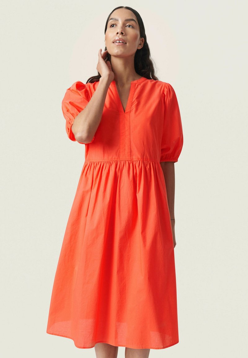 Soaked in Luxury JOSIE - Day dress - hot coral/coral - Zalando.ie