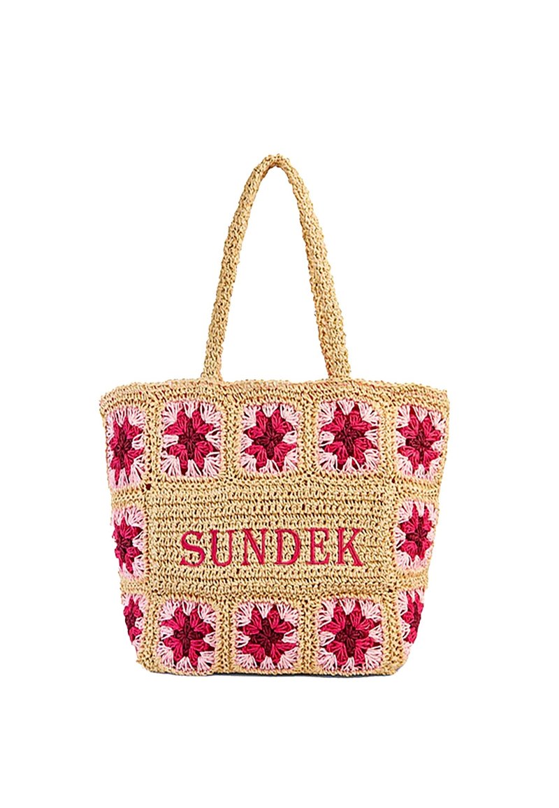 Sundek TERRA WITH EMBROIDERED LOGO - Shopping bag - tan/beige - Zalando.it