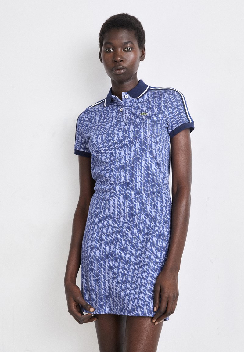 Lacoste Robe de jour - methylene/flour/bleu marine - ZALANDO.FR