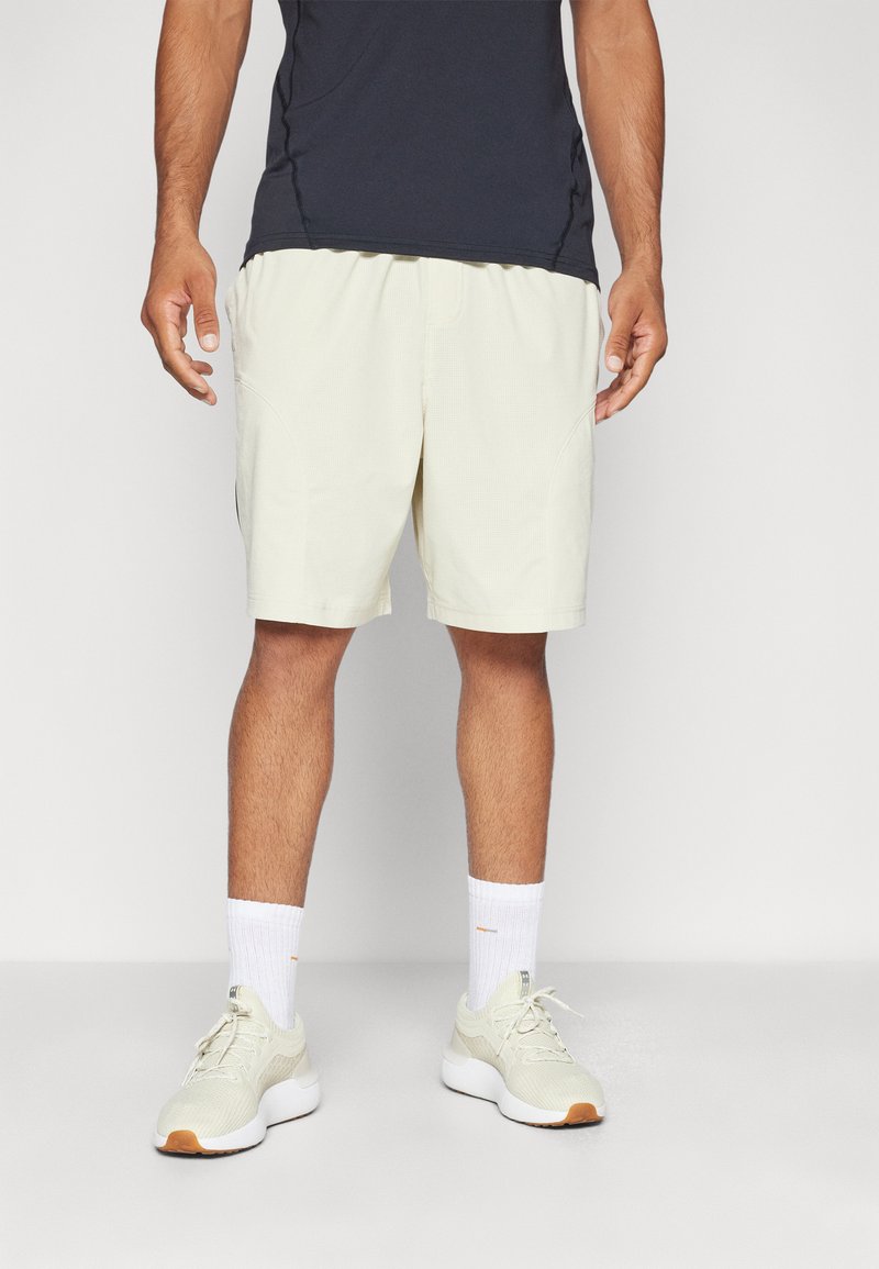 Under Armour UNSTOPPABLE SHORT - Športne kratke hlače - silt/bež ...