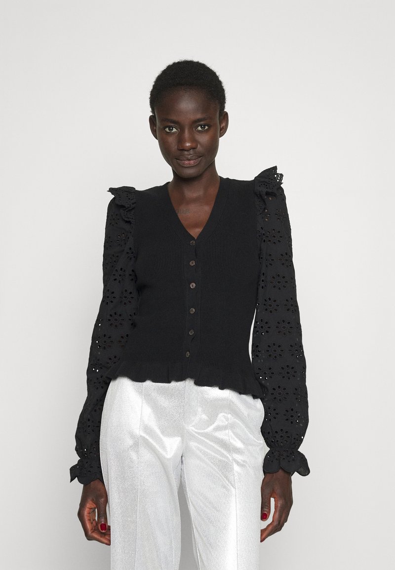 YAS Tall YASHOLLI CARDGIAN - Cardigan - black - Zalando.de