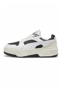 Puma CA FLYZ PRM SNEAKERS - Sneaker low - black warm white/schwarz ...