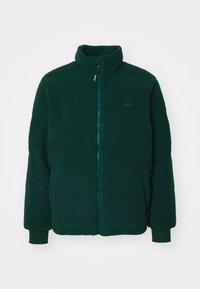 Levi's® ROCKY SHORT PUFFER - Fleece jacket - python green/dark green ...