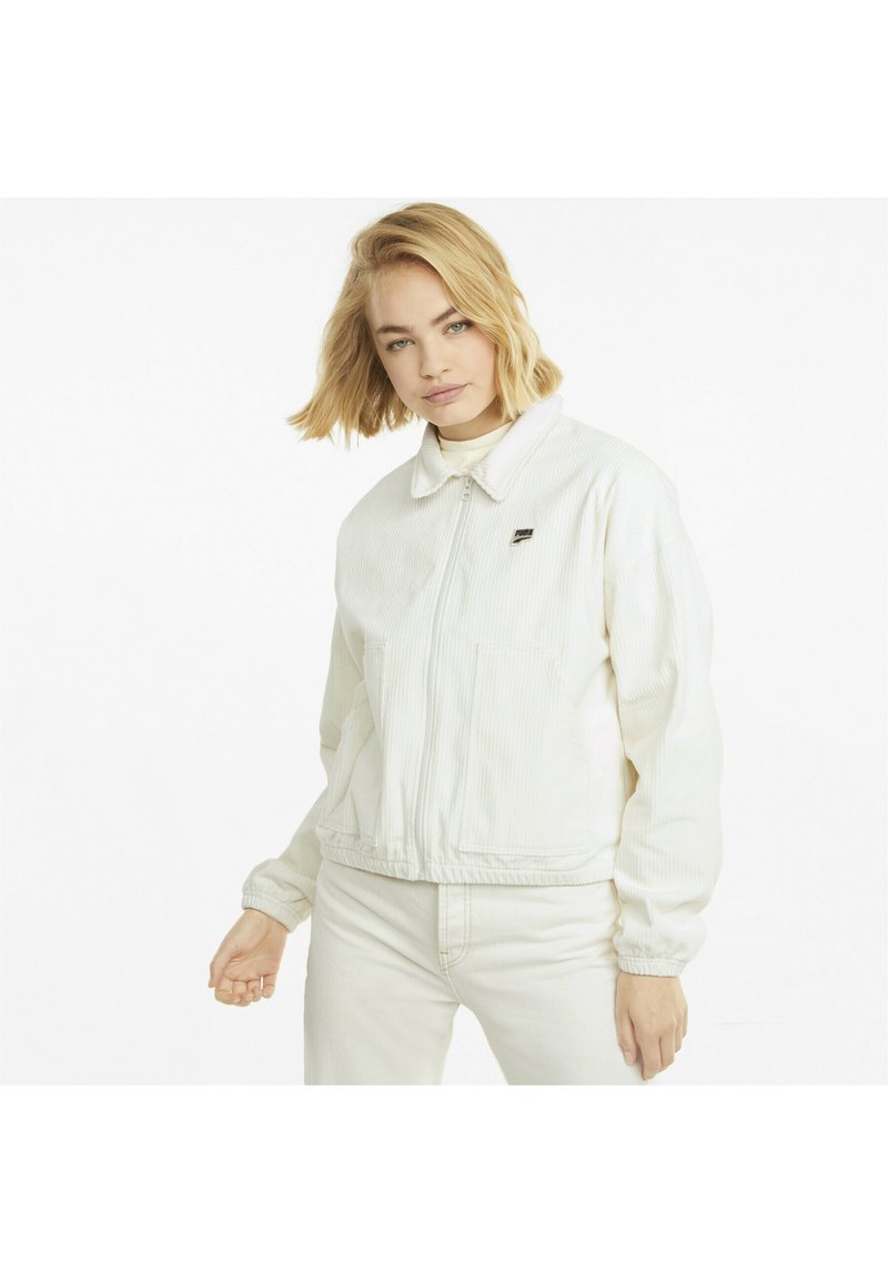 Puma DOWNTOWN JACKET - Chaqueta fina - ivory glow/crema - Zalando.es