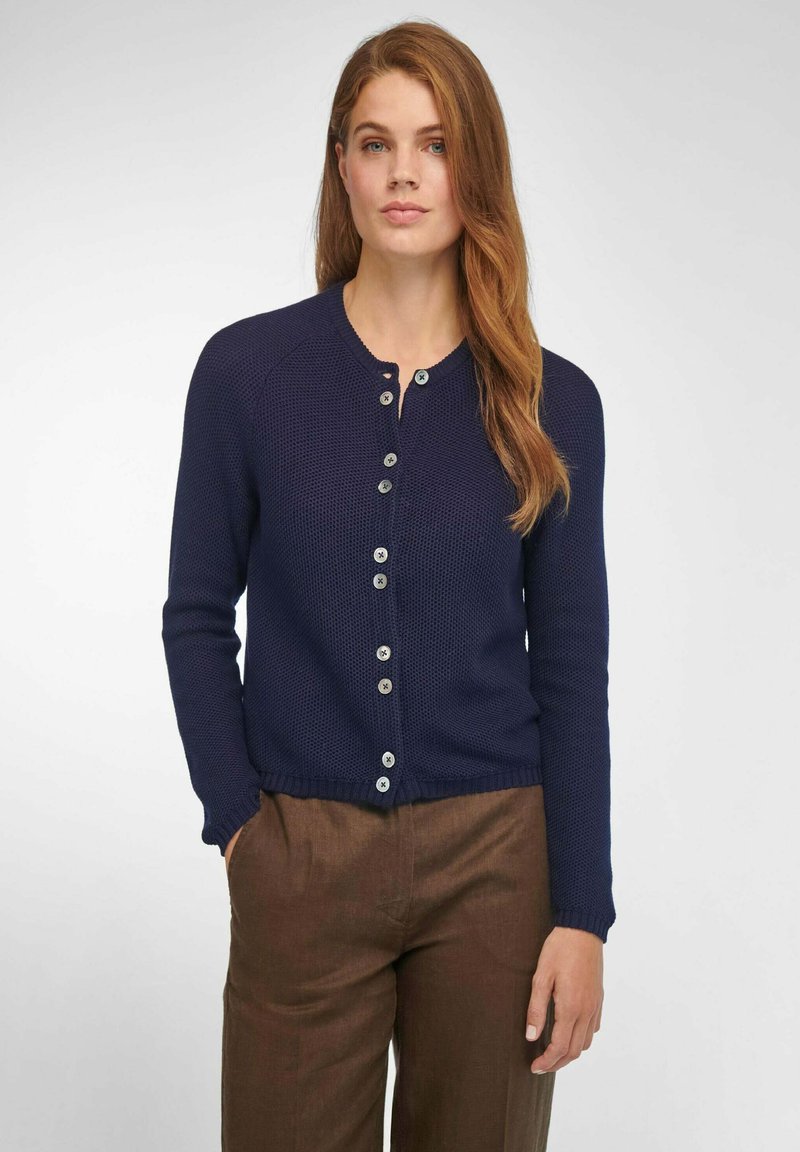 PETER HAHN Gilet - marine/bleu marine - ZALANDO.FR