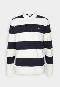 GANT REG SHIELD BARSTRIPE HEAVY RUGGER - Long sleeved top - eggshell ...