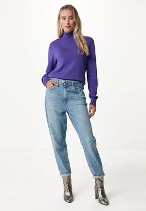 Mexx SS LAURA BASIC TURTLE NECK - Camiseta básica - dark green/verde ...